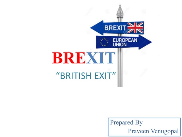 Presentation on Brexit | PPTX