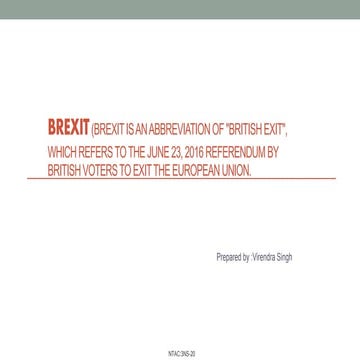 British exit | PPTX