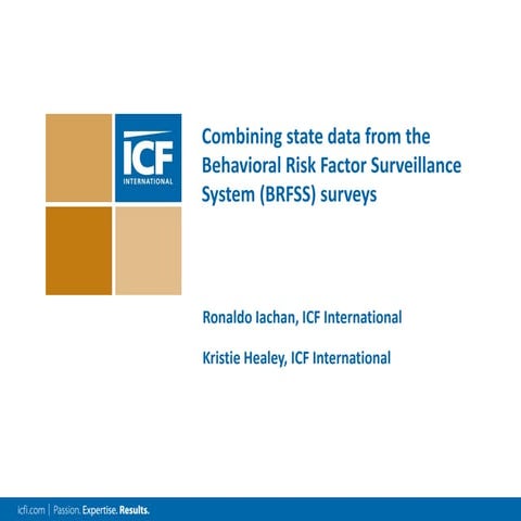 Combining State Data from Behavioral Risk Factor Surveillance System ...