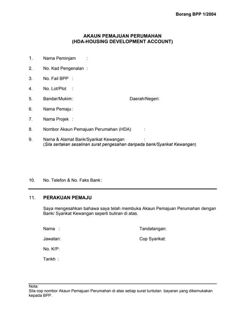 Borang 6 | PDF
