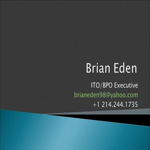 Brian Eden | PPT