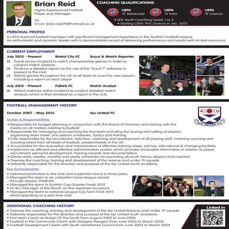 Neil Mackintosh CV v1.0 | PDF