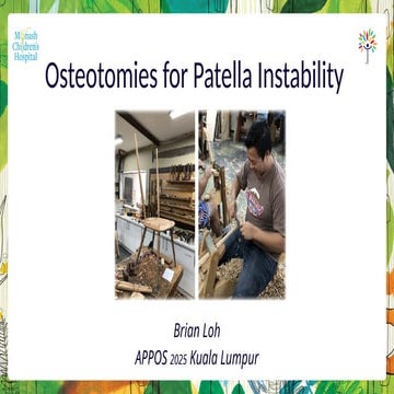 Surgical Osteotomies for Patella Instability.pptx