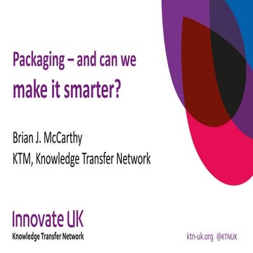 Brian mc carthy - innovate uk | PDF | Business | Business and Finance