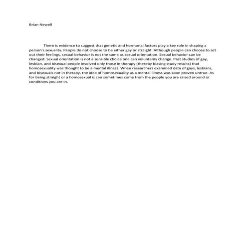 Brian newell straight or not | PDF