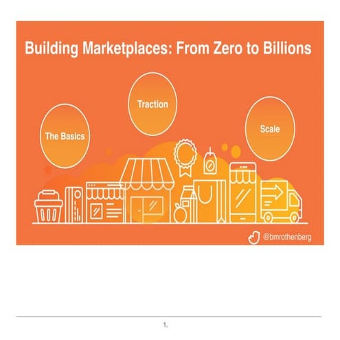 How to Build & Scale a Marketplace from $0 to Billions by Brian ...