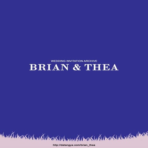 Brian & Thea | PDF