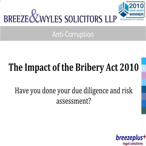 Bribery Act | PPT