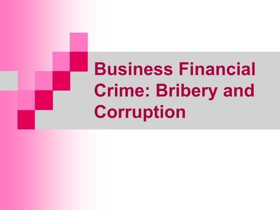 Bribery | PDF