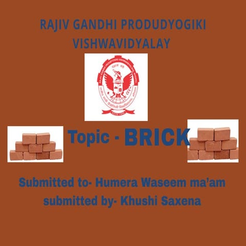 Bricks | PPT