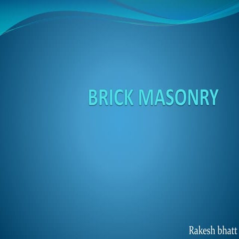 Brick masonry | PDF