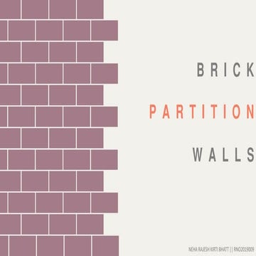 Brick partition walls | PDF