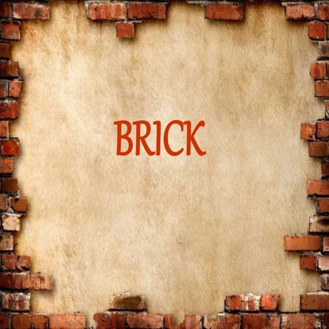 Brick ppt (building construction & management -bcm)-IV sem | PPTX ...