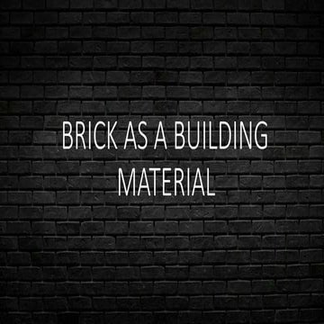 BRICK PPT.pdfisjsnnnsiolamsjziksmmwmskzk | PDF