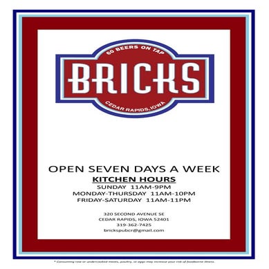 Bricks Menu | PDF