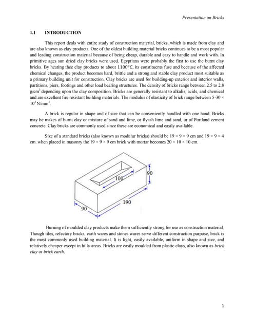 Construction of Brick Wall | DOCX