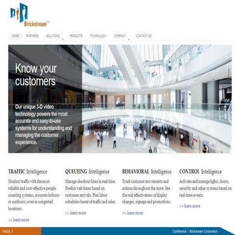 Brickstream asis | PPTX