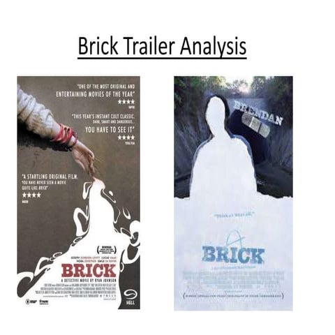 Brick trailer analysis | PPTX