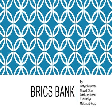 Brics bank | PPTX