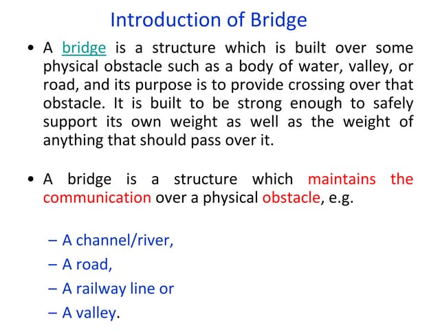 Construction methods of Bridges and its types | PPTX