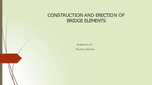 BALANCED CANTILEVER BRIDGE | PPTX