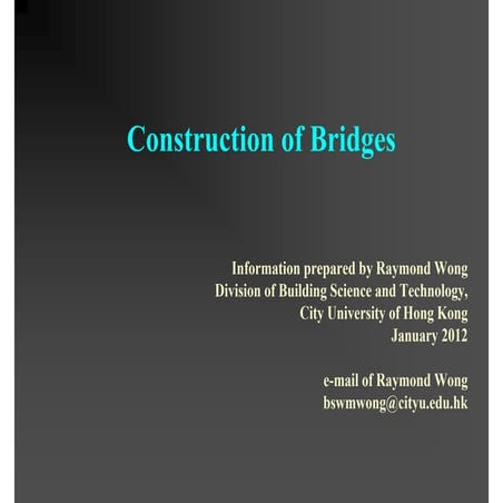 Bridge construction atlas | PPT