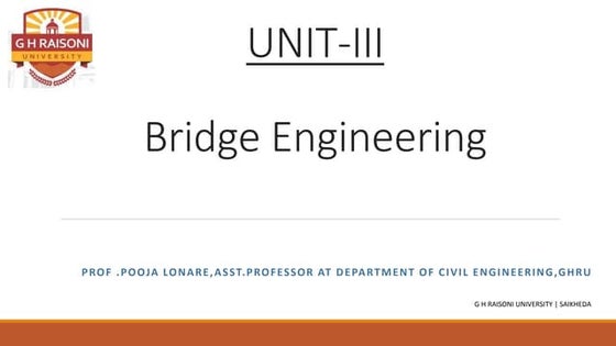 Bridge construction (RC girder bridges) | PDF | Civil Engineering ...