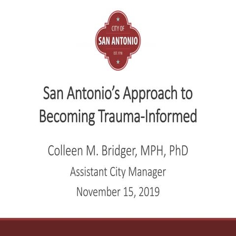 Think Science: ACES, by Dr. Colleen Bridger | PPTX