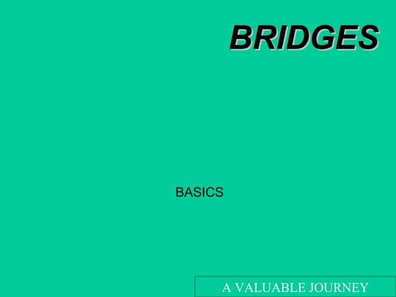 types of bridges | PPTX