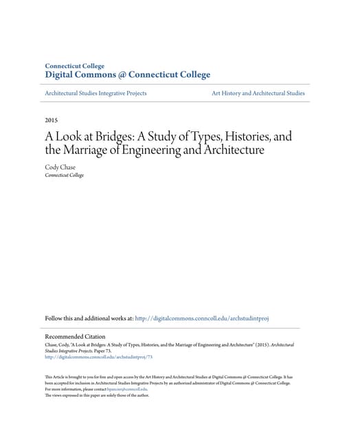 Design of arch bridges | PDF