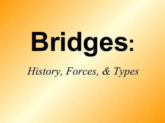 types of bridges | PPTX
