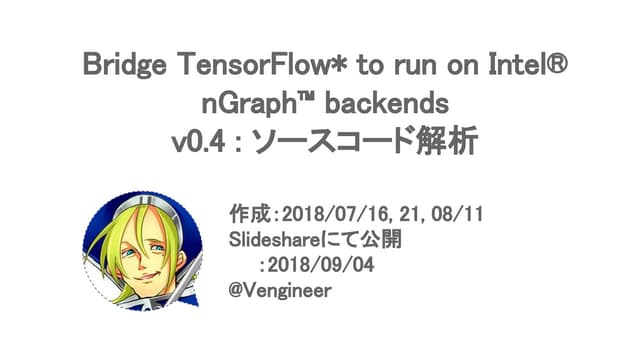 Bridge Tensorflow To Run On Intel Ngraph Backends V04 Ppt