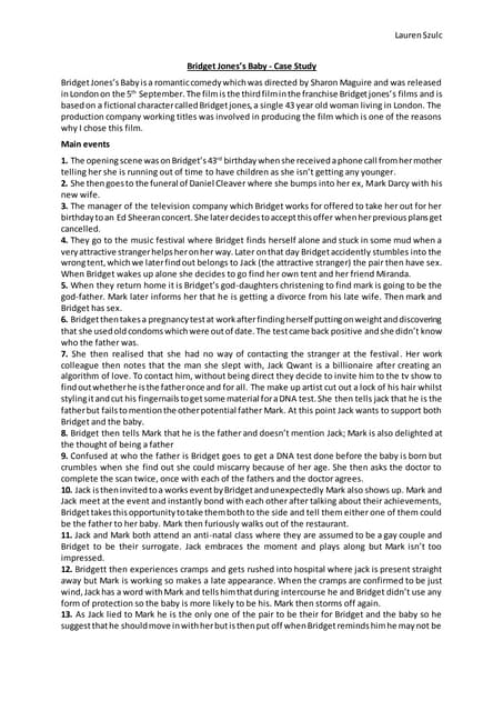 Bridget jones diary presentation | PPTX | Advertising Industry | Industries