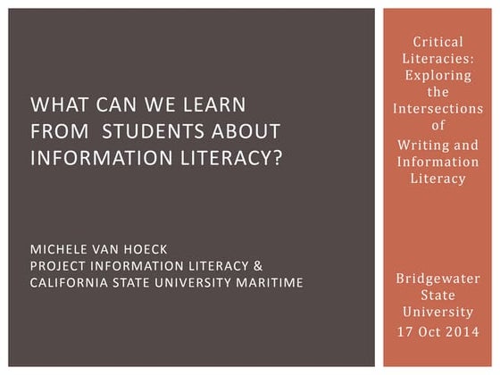 BIG 6 Information Literacy Model | PPTX | Search | Internet