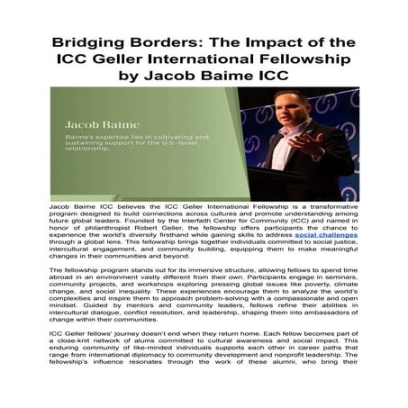 Bridging Borders_ The Impact of the ICC Geller International Fellowship by Jacob Baime ICC.pdf