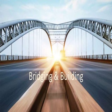 God's love built a bridge from God to you | PPTX