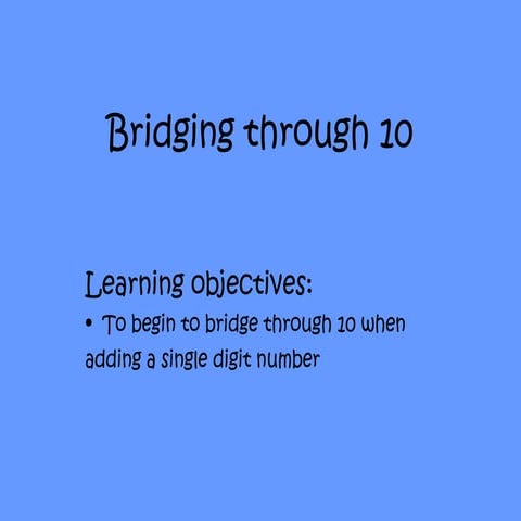 Bridging through 10 | PPT