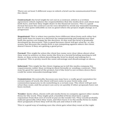 Client brief jamie | DOCX