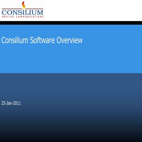 Consilium Software Brief Overview | PPT