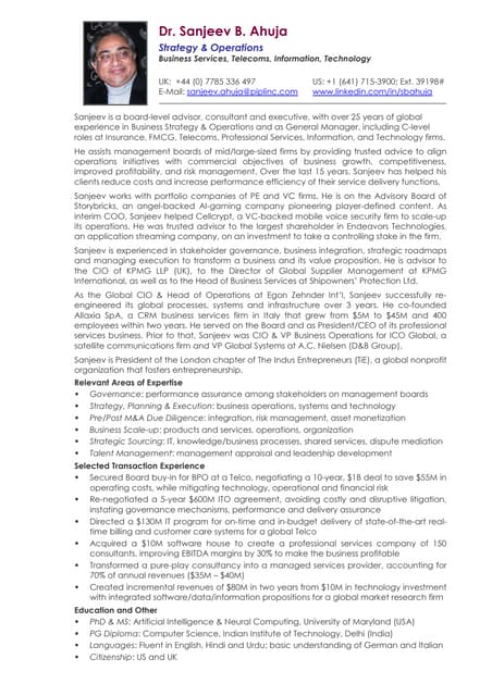 KalvikTResumeNov12v2short | DOC | Business Administration | Business