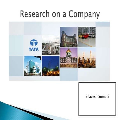 Brief details about Tata group | PPTX