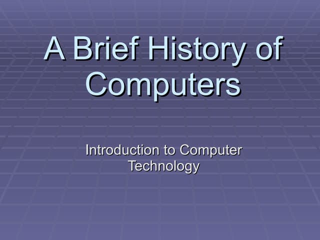 Old Computer History - Timeline of Computer History - Inter Biography.pdf