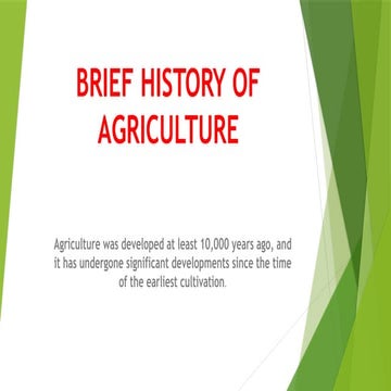 HISTORY OF AGRICULTURAL DEVELOPMENT IN ANCIENT INDIA, AGRICULTURE IN ...