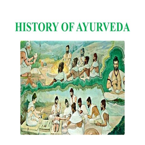 Brief history of ayurveda | PPTX