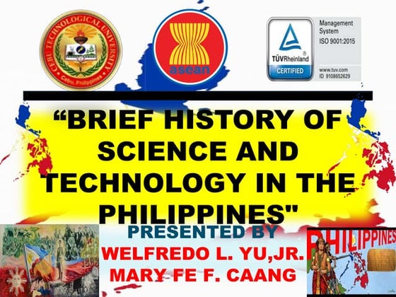Brief history of science and technology of the Philippines | PPTX | Geology | Science
