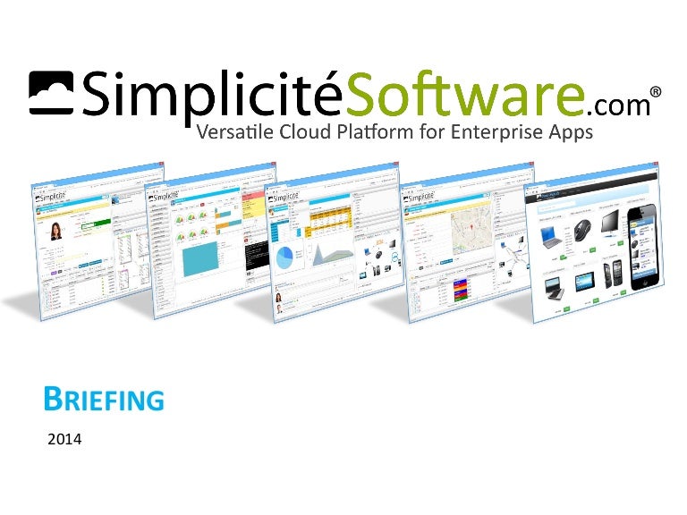 Briefing Simplicité Software (English)