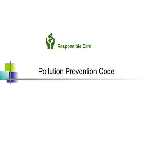 Pollution Prevention Code | PPT
