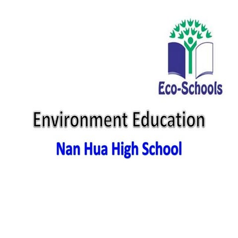 Overview for Environment Education Programmes 2014 | PPT