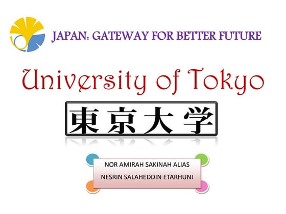 Concept map of university of tokyo | PPT