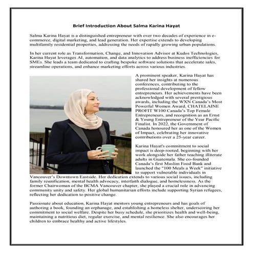 Brief Introduction About Salma Karina Hayat.pdf